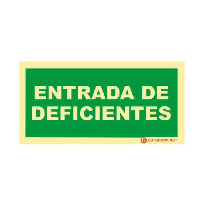 Sinal de Entrada de Deficientes Tipo de Material e Tamanho ...